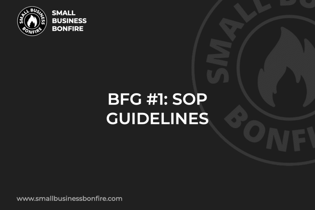 SOP Guidelines for Small Business Owners