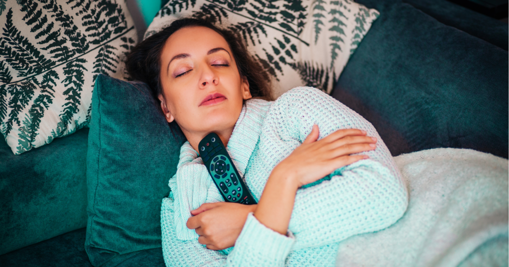 If you need the TV on to fall asleep at night, you probably exhibit ...